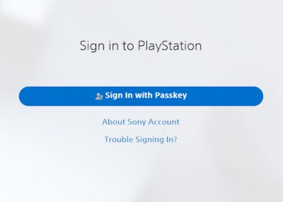 How to sign in to PlayStation Network with a passkey (US)
